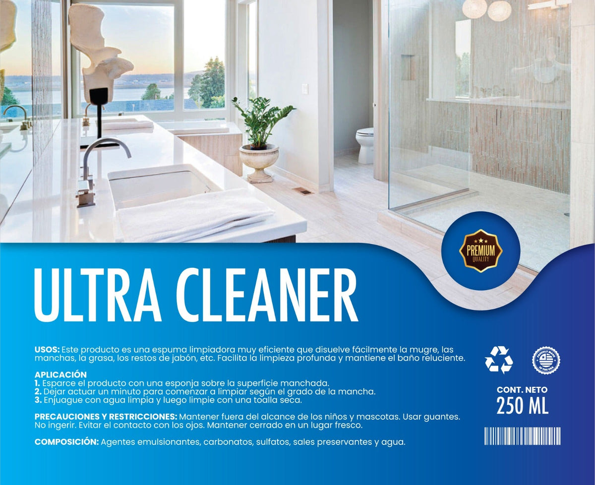 ULTRA CLEANER-LIMPIADOR VIDRIOS Y GRIFERIA 2X1 – Globaltx.store